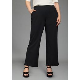 Laura Scott Curve Damen Laura Scott CURVE Schlupfhose &raquo;Gro&szlig;e Gr&ouml;&szlig;en&laquo; unifarbenes Design, f&uuml;r Business- und Casualmode 56, N-Gr
