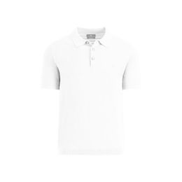 Fynch-Hatton Herren Fynch-Hatton Poloshirt mit Logo Stickerei wei&szlig; XXL