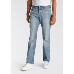 Levi's Levi's Herren Straight-Jeans &raquo;501 LEVI'S ORIGINAL&laquo; mit Markenlabel blau 31, L&auml;nge 32