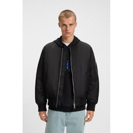 Hugo Herren Hugo Blouson &raquo;Biero&laquo; mit wasserabweisendem Finish und &Auml;rmeltasche schwarz L