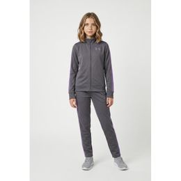 Under Armour M&auml;dchen Trainingsanzug &raquo;UA KNIT TRACK SUIT&laquo; schwei&szlig;ableitendes Material, superweiches Obermaterial aus Polyester grau S