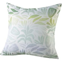 WIRTH Dekokissen &raquo;Kairo&laquo; Made in Germany gr&uuml;n Obermaterial: 85% Polyester, 15% Baumwolle B/L: 40cm x 40cm, 1 Stk.