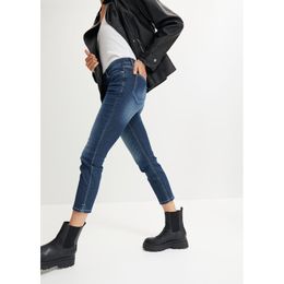 bonprix Damen bonprix 7/8-Jeans mit Used-Effekt, schmale Passform, 7/8-L&auml;nge, aus Stretch-Material 40, N-Gr