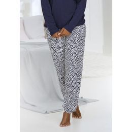 Vivance Dreams By Lascana Damen Vivance Dreams by Lascana Pyjamahose mit Allover-Muster bunt 44/46, N-Gr