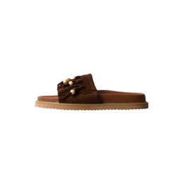Findlay Paris-Sandalen zum Hineinschl&uuml;pfen Braun | Gr.: 40