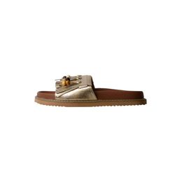 Findlay Paris-Sandalen zum Hineinschl&uuml;pfen Gold | Gr.: 37