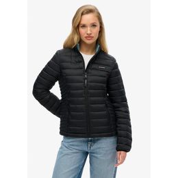 Superdry Damen Steppjacke &raquo;FUJI LITE PADDED JACKET&laquo; Regular Fit, mit Stehkragen, aus Nylon und Kunstfaser schwarz XS