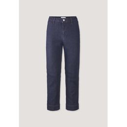 hessnatur Jeans ELENY Culotte Straight Leg BETTER RECYCLED aus Bio-Denim in pure blue | Gr.: 25-29