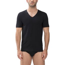 Mey Herren Unterziehshirt &raquo;Dry Cotton&laquo; mit V-Ausshnitt und Halbarm schwarz 6L, N-Gr