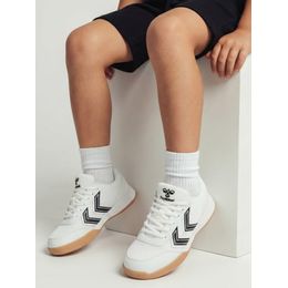 Hummel Hallenschuh Multiplay Flex Innenbereich Kinder in WHITE/BLACK | Gr.: 38