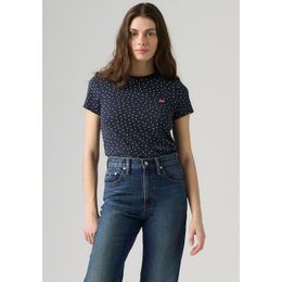 Levi's Levi's Damen T-Shirt &raquo;PERFECT TEE&laquo; mit All-Over Print blau L (40)