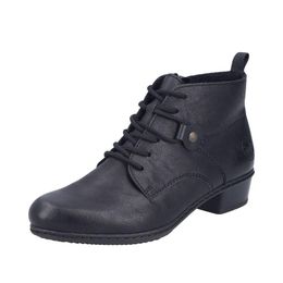 Rieker Damen Schn&uuml;rstiefelette Schn&uuml;rboots, Blockabsatz, mit Logopr&auml;gung an der Ferse 39