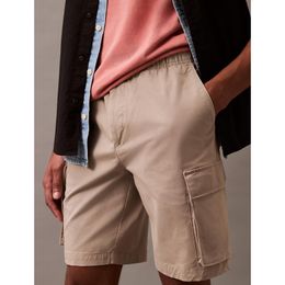Calvin Klein Jeans Herren Cargoshorts &raquo;9" COTTON PULL ON CARGO SHORT&laquo; Mit G&uuml;rtelschlaufen gr&uuml;n XXL, N-Gr