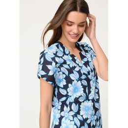 Olsen Blusenshirt in marine mehrfarbig | Gr.: 42