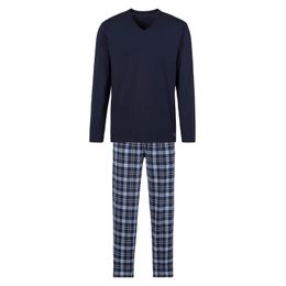 s.Oliver Herren s.Oliver Pyjama 1 St&uuml;ck, 2 tlg. mit Karo-Hose blau 44/46
