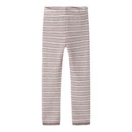 name it M&auml;dchen Leggings &raquo;NMFWANG WOOL NEEDLE LEGGING NOOS&laquo; Wolle, regular fit rosa 116, N-Gr
