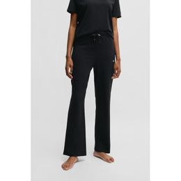 BOSS Damen BOSS Pyjamahose &raquo;CI Pants&laquo; mit BOSS Logoschriftzug schwarz XS (34), N-Gr