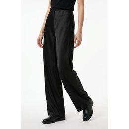 Y.A.S Damen Anzughose &raquo;YASPELLA HW WIDE PANTS S. NOOS&laquo; mit Stretch, gl&auml;nzend S, N-Gr