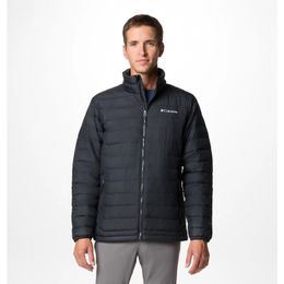 Columbia Herren Steppjacke &raquo;Powder Lite II Jacket&laquo; mit Kapuze mit fester, verstellbarer Kapuze, wasserabweisend, windabweisend schwarz XL