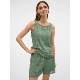 V&eacute;ro Moda Vero Moda Damen Spitzentop &raquo;VMMAYA TANK TOP JRS VO&laquo; Materialmix, regular fit XS