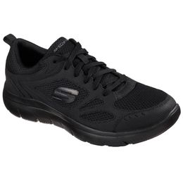 Skechers Herren Sneaker &raquo;Summits-South Rim&laquo; , Freizeitschuh, Halbschuh, Schn&uuml;rschuh im modernen Materialmix schwarz 42