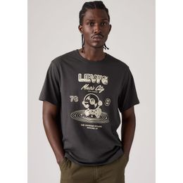 Levi's Levi's Herren T-Shirt &raquo;SS RELAXED FIT TEE&laquo; mit gro&szlig;em Frontprint schwarz L