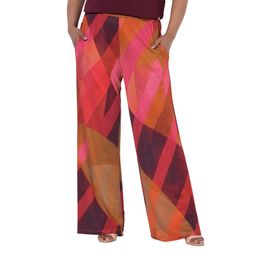 Ulla Popken Schlupfhose in weinrot | Gr.: 50-52