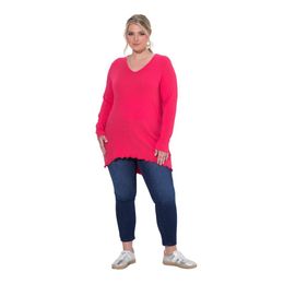 MIAMODA Pullover in azaleenrot | Gr.: 58