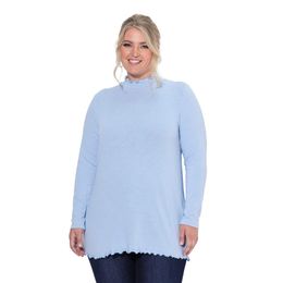 MIAMODA Pullover in quellenblau | Gr.: 54