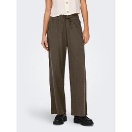 Only Damen Only Schlupfhose &raquo;ONLTIZANA COTTON LOOSE PANTS WVN NOOS&laquo; braun M (38), N-Gr