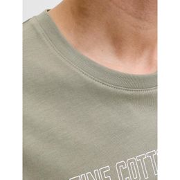 Jack & Jones PlusSize Jack & Jones Plussize Herren Jack & Jones PlusSize T-Shirt &raquo;JJELOGO TEE SS O-NECK 2 COL AW26 SN PLS&laquo; aus reiner Baumwolle, mit geradem Abschluss am 