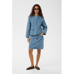 Soaked in Luxury Jacke SLAdabella Gerade Passform in Light Blue Denim | Gr.: M