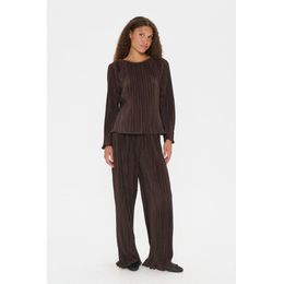 Saint Tropez Casual Hose ZuniSZ Gerade Passform in Dark Oak | Gr.: M