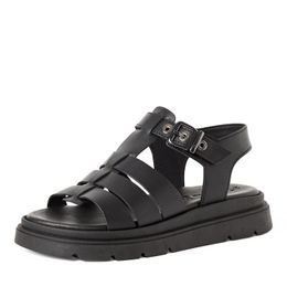 Tamaris Damen Riemchensandale Keilabsatz, Sandalette im modischen R&ouml;mersandalen-Look 37