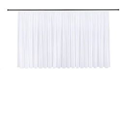 GERSTER Gardine &raquo;Bianca&laquo; Kr&auml;uselband 1 Stk. tlg. Fertigstore Voile recyclet "Bianca" wei&szlig; Voile, Polyester 150cm, Kr&auml;uselband, 450cm