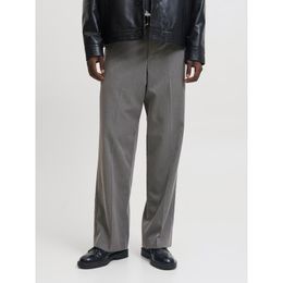 Jack & Jones Jack & Jones Herren Anzughose &raquo;JPSTBILL TOBY CHINO NOOS&laquo; Materialmix, weit geschnitten, niedrige Taille grau 29, L&auml;nge 32