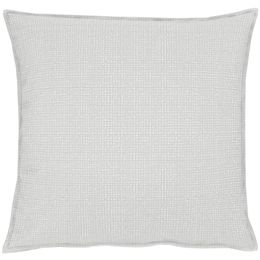 Apelt Dekokissen &raquo;3948&laquo; Kissenh&uuml;lle mit F&uuml;llung, 1 St&uuml;ck grau Baumwolle, Kunstfaser, Polyester B/L: 48cm x 48cm, 1 Stk.