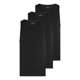 Calvin Klein Underwear Herren T-Shirt &raquo;TANK 3PK&laquo; Packung, 3er-Pack, 3 Stk. mit Logo am Saum schwarz S (48)