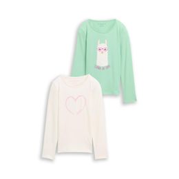 Tom Tailor M&auml;dchen Tom Tailor T-Shirt mit Print bunt 92/98