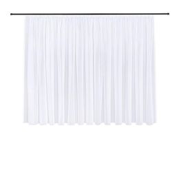 GERSTER Gardine &raquo;Bianca&laquo; Kr&auml;uselband 1 Stk. tlg. Fertigstore Voile recyclet "Bianca" wei&szlig; Voile, Polyester 180cm, Kr&auml;uselband, 450cm