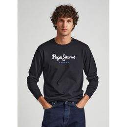 Pepe Jeans Herren Langarmshirt &raquo;EGGO LONG&laquo; schwarz XXL (58/60)