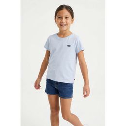 Levi's Kids M&auml;dchen Levi's Kids T-Shirt &raquo;LVG BATWING CHEST HIT TEE&laquo; mit Logo Print for GIRLS blau 8 (128)