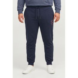 Jack & Jones PlusSize Jack & Jones Plussize Herren Jack & Jones PlusSize Sweathose &raquo;JPSTGORDON JJSIMON SWEAT PANTS NAF PLS&laquo; blau 46 (6XL), N-Gr