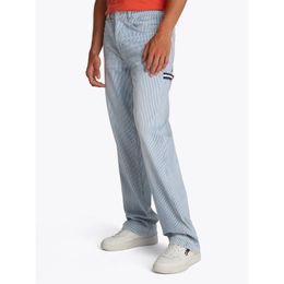 Tommy Jeans Herren Loose-fit-Jeans &raquo;Jamie Loose Straight&laquo; fein gestreift blau 31, L&auml;nge 34