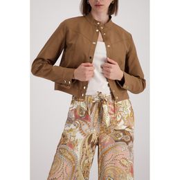 monari Damen Blouson &raquo;Jacke Trench&laquo; ohne Kapuze Regular fit mit Stehkragen braun 34