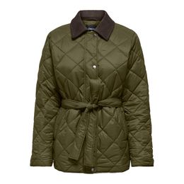 Only Damen Only Steppjacke &raquo;ONLTAHIA LW CORD MIX JACKET CC OTW&laquo; Kunstfaser gr&uuml;n M