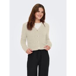Only Damen Only Strickjacke &raquo;ONLMAGGIE LIFE LS V-NECK CARDI CC KNT&laquo; beige L
