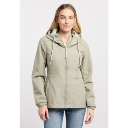 Ragwear Damen Parka &raquo;DANKKA&laquo; mit Kapuze Mit Kordelzug, gebl&uuml;mtem Futter und reflektierenden Kordeln beige XXL