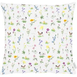 Apelt Dekokissen &raquo;6412&laquo; Kissenh&uuml;lle mit F&uuml;llung, 1 St&uuml;ck bunt Baumwolle, Polyester B/L: 48cm x 48cm, 1 Stk.