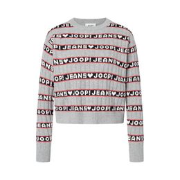 JOOP! Damen JOOP! Strickpullover &raquo;Karen&laquo; mit Logoprint grau L